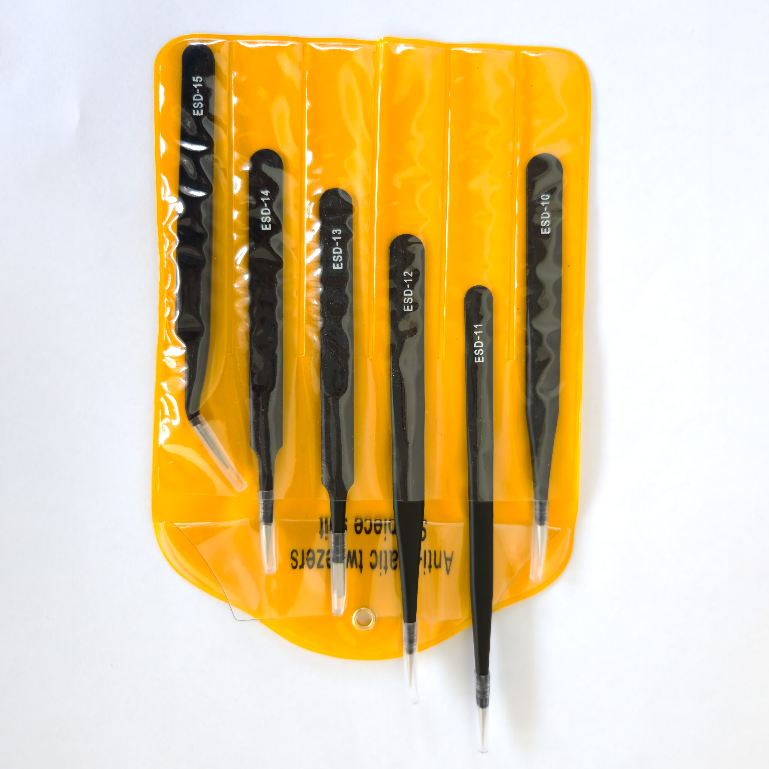 Precision stainless Steel Anti-static Tweezer (Set of 6 pcs) - Thunderslot